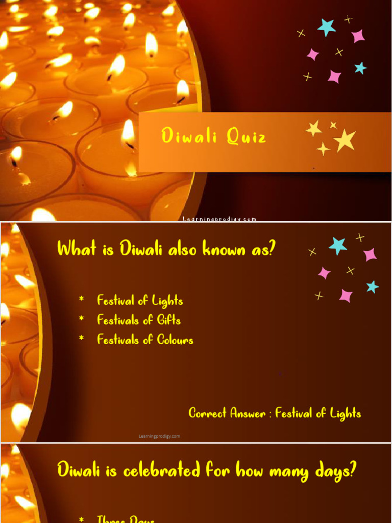 Diwali Quiz | PDF | Religion & Spirituality