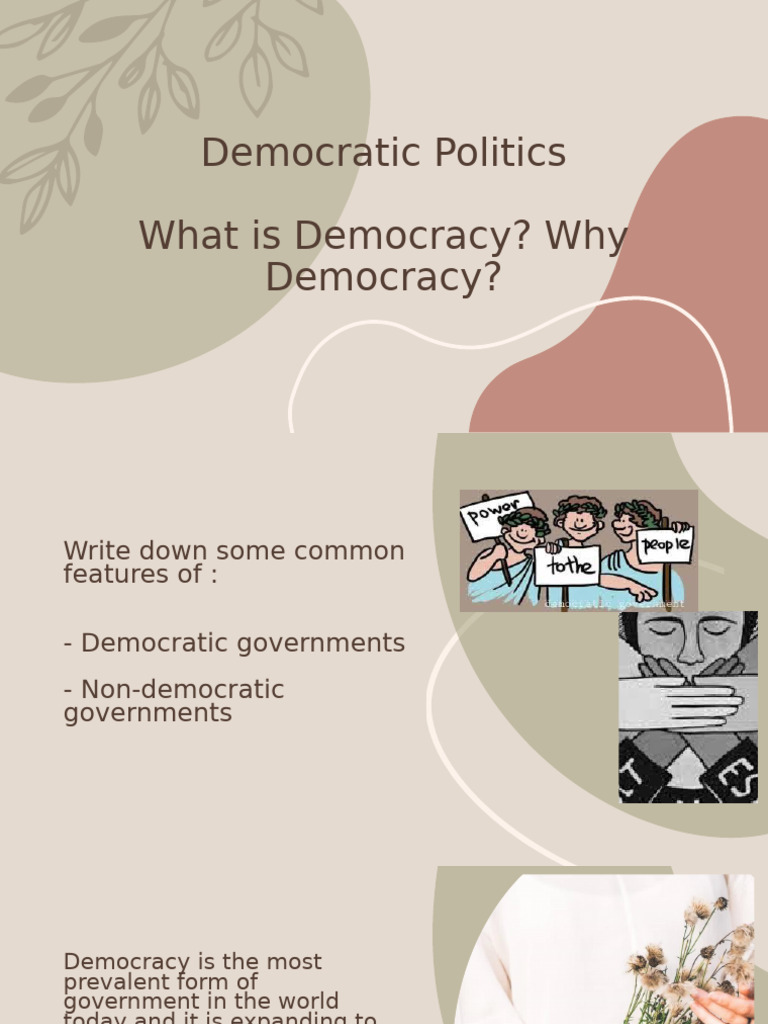 What Is Democracy Why Democracy | PDF | Democracy | Political Ideologies