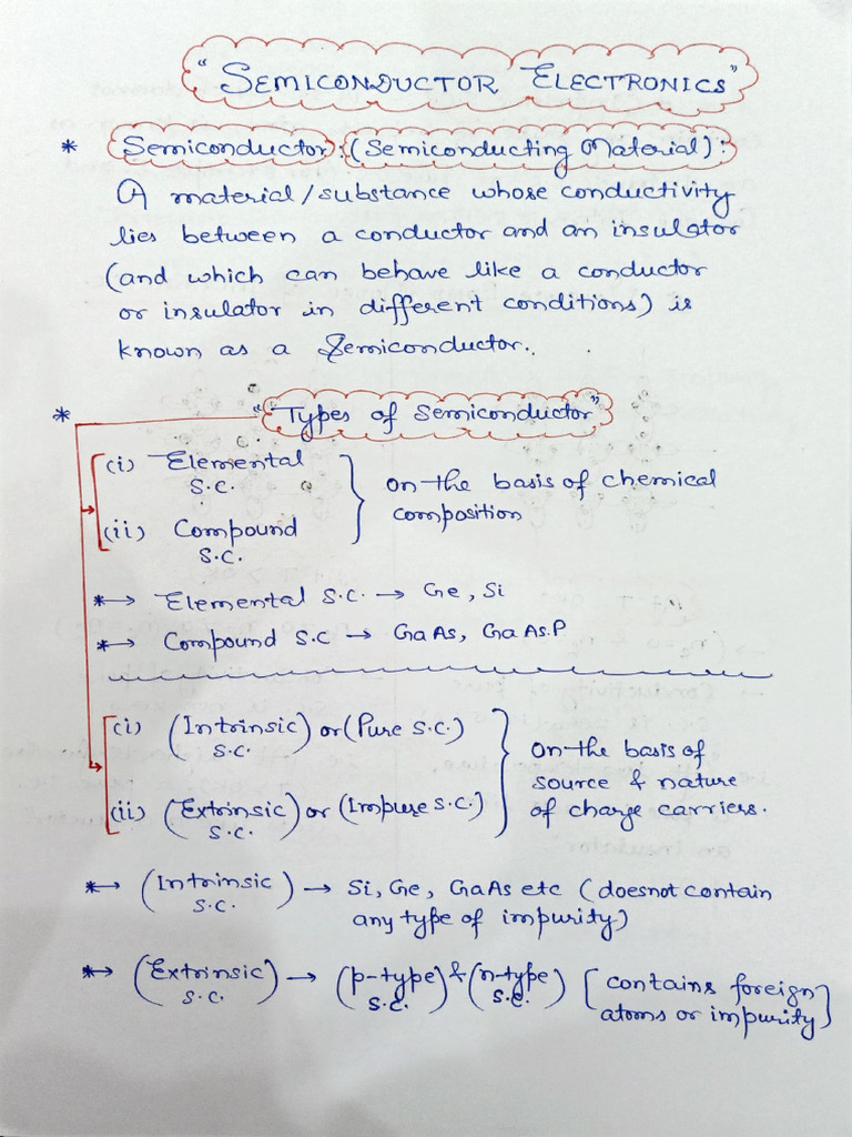 Semiconductor Electronics New Pdf Electrical Engineering Physical