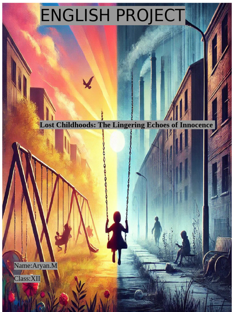 Lost Childhoods: The Lingering Echoes of Innocence: Name:Aryan.M Class:XII | PDF | Child Abuse ...