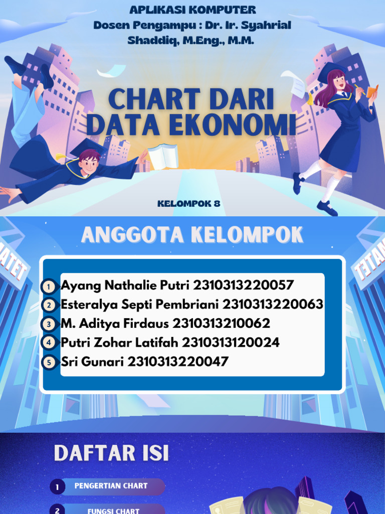 Kelompok 8-Chart Dari Data Makro Ekonomi | PDF