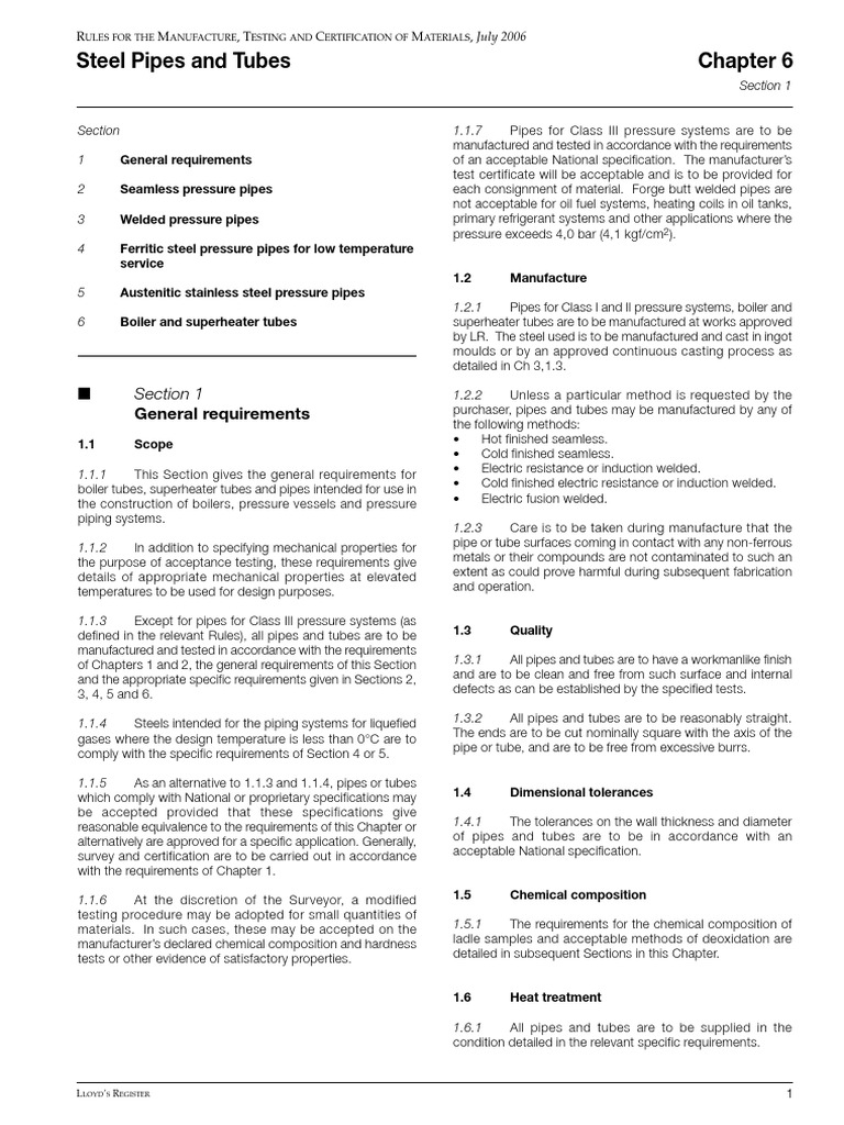 Part 2 Ch.6 (Steel Pipe and Tube) | PDF | Pipe (Fluid Conveyance) | Welding
