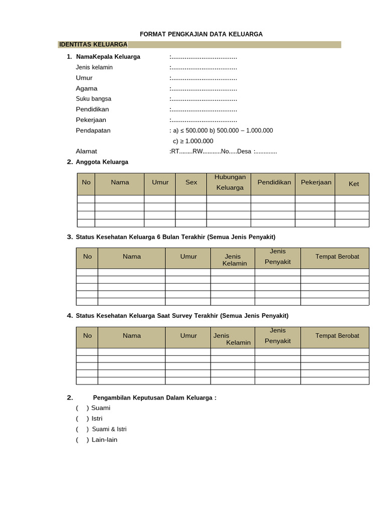 Format Pengkajian Praktek Kebidanan Publik | PDF | Pengembangan Diri | Kesehatan Holistik