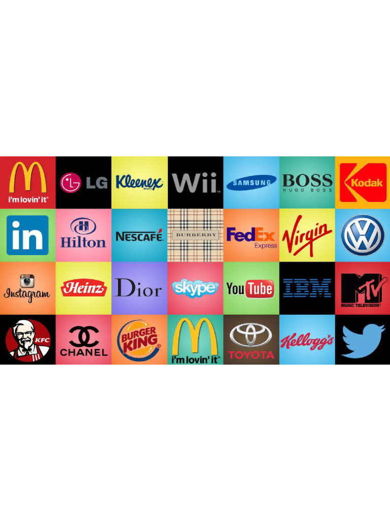 Famous-Brand-Logos-Around-The-World Conv | PDF