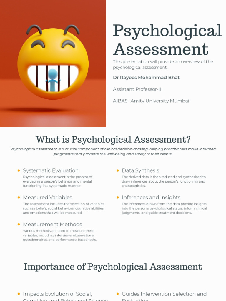 1.psychological Assessment | PDF | Self-Improvement