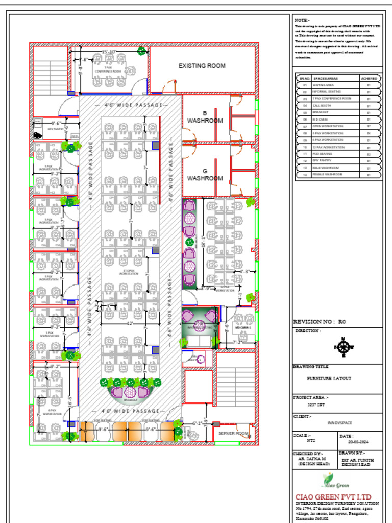 R0-20-08-2024 Innovspace - Furniture Layout | PDF