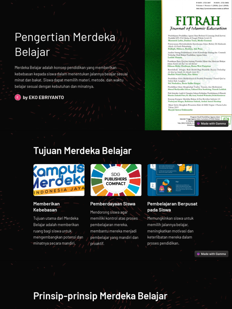 Pengertian Merdeka Belajar | PDF | Karier & Perkembangan