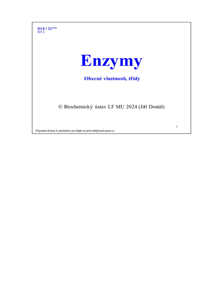 01b CZE Enzymy Tridy - 2024 | PDF
