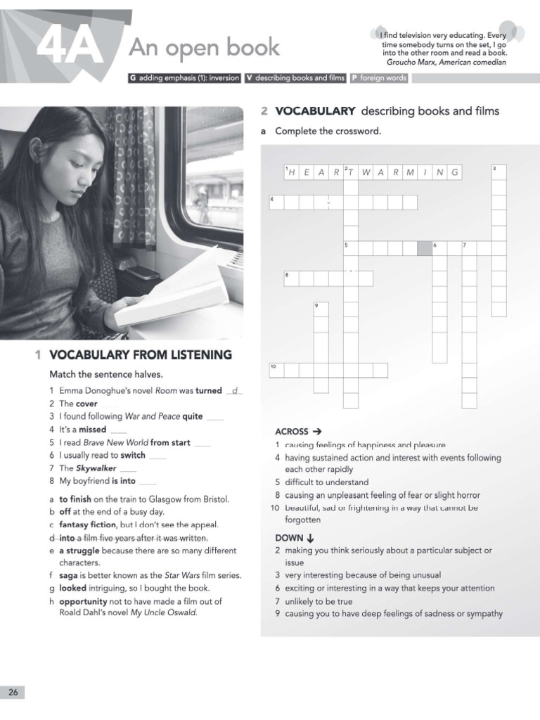 Workbook Unit 4A | PDF