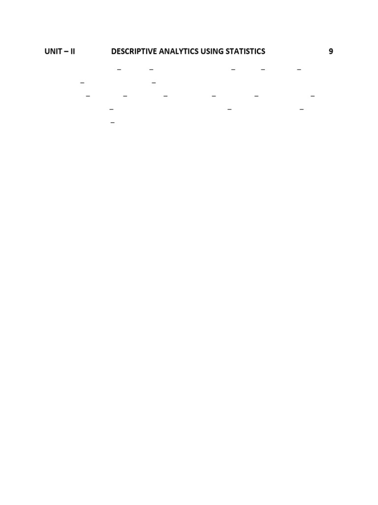 UNIT 2 | PDF | Histogram | Mode (Statistics)
