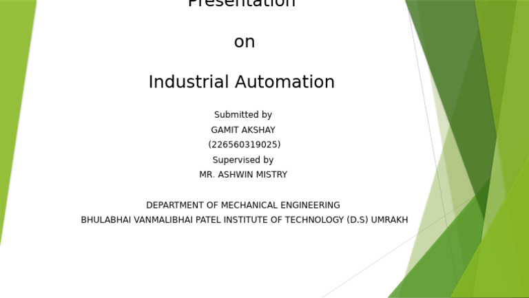 Submitted by Gamit Akshay (226560319025) Supervised by MR Ashwin Mistry | PDF
