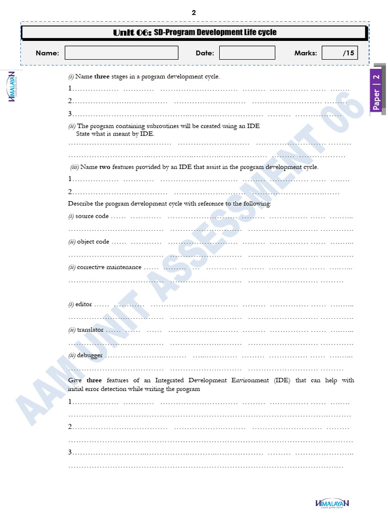 UA06 - Software Development + Design | PDF
