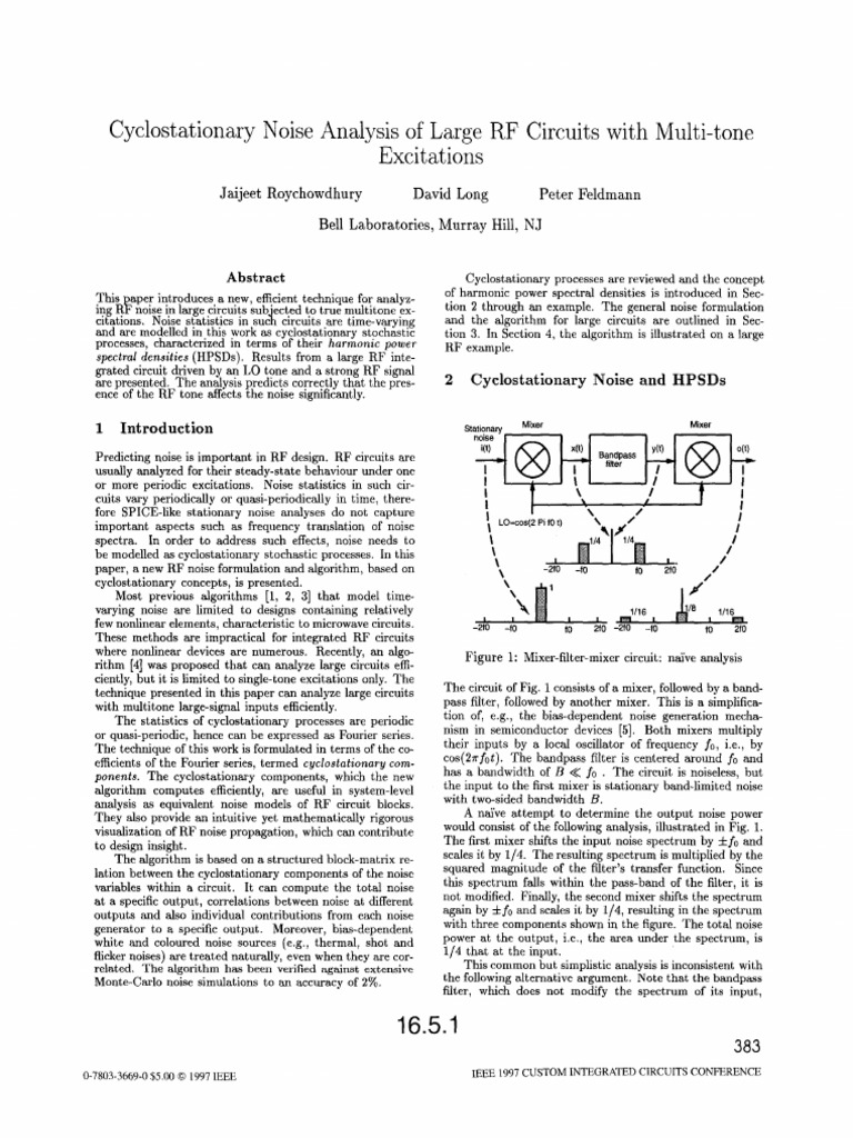 1997 CICC Roychowdhury Long Feldmann | PDF