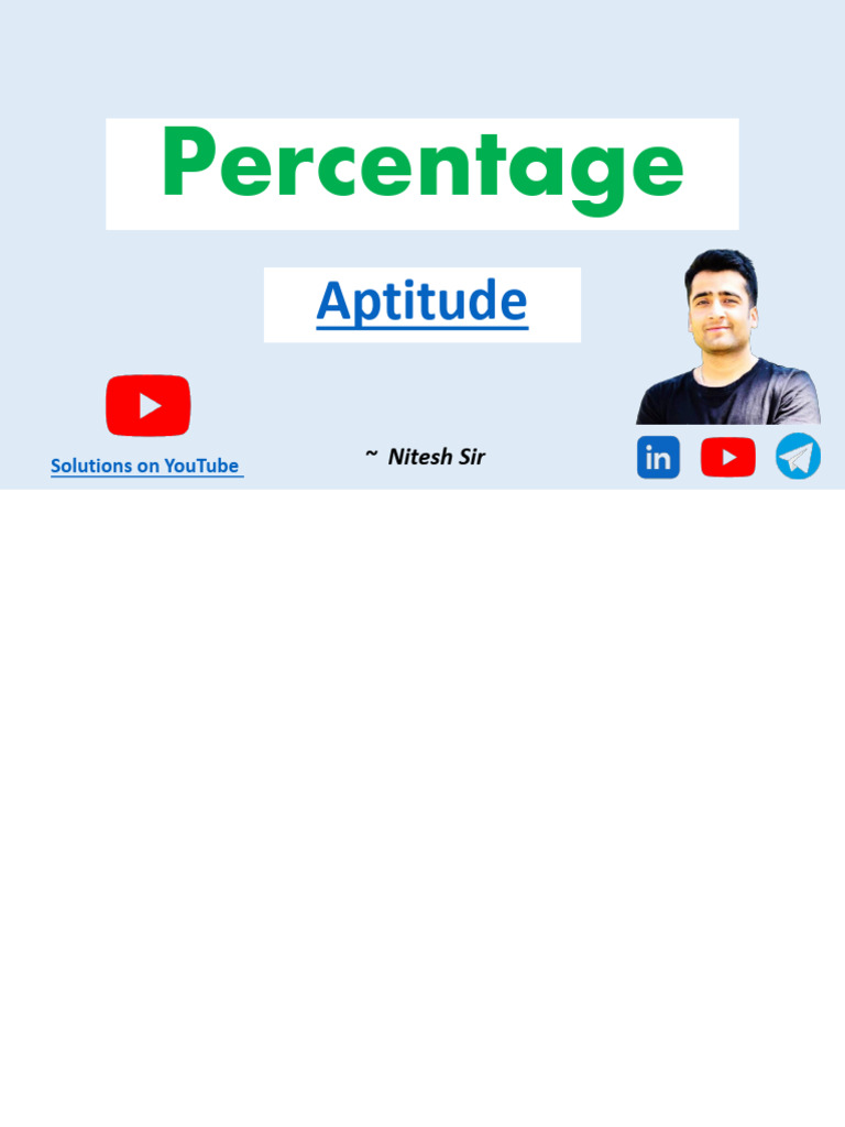 percentage | PDF