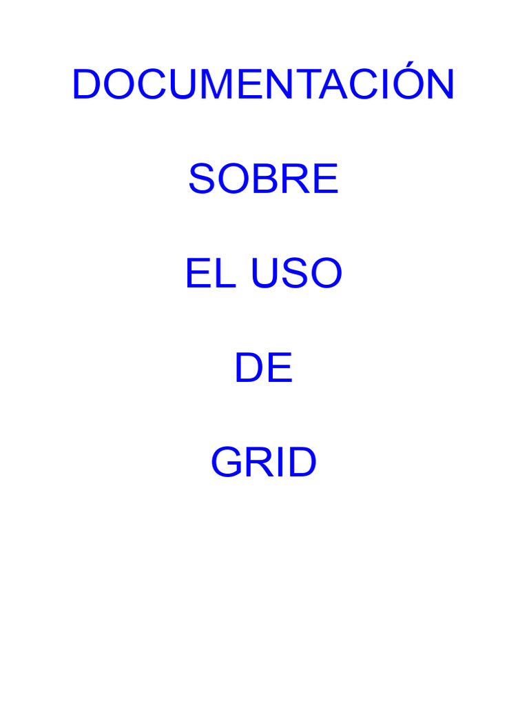 GRID | PDF | Computación distribuída | Informática