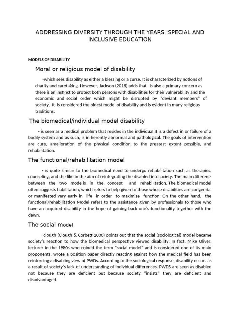 Educ-4-Module-2 | PDF | Disability | Inclusion (Education)