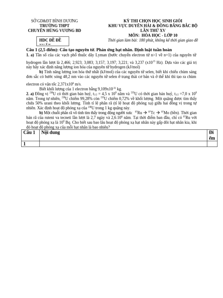 Hdc-Hoa 10-Binh Duong | PDF