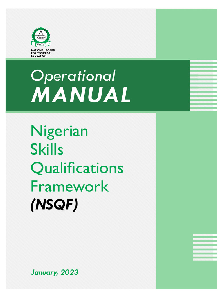 NSQF Operational Manual | PDF