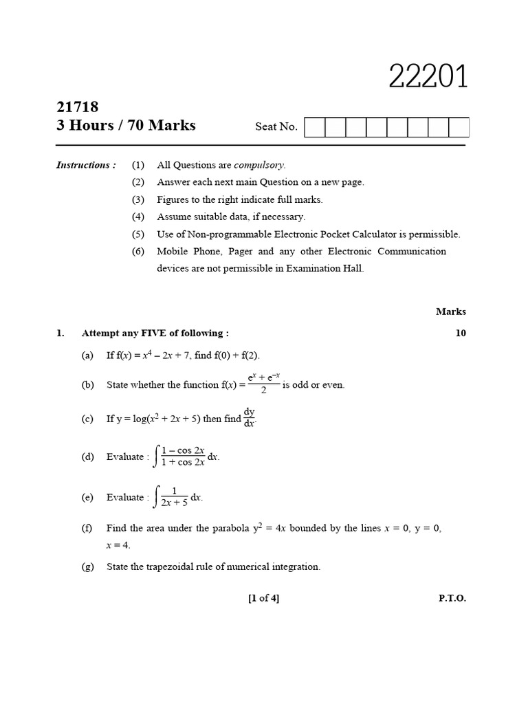 2018 Summer Question Paper | PDF | Trigonometric Functions ...