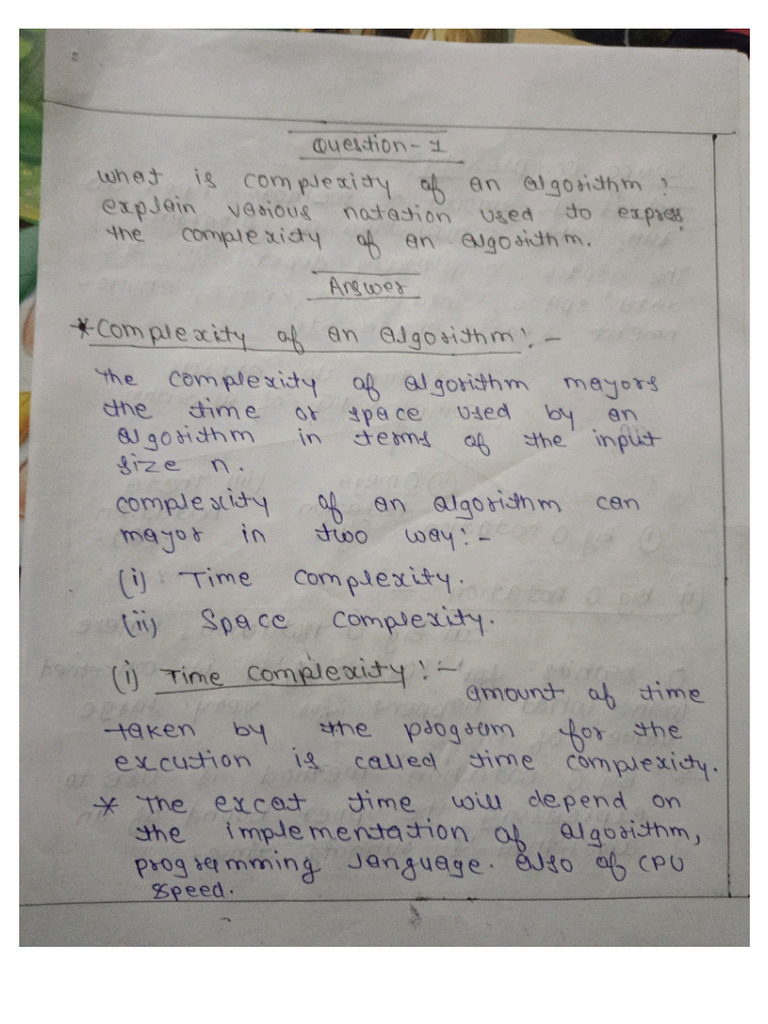 Data Structure Assignment Unit 1 | PDF