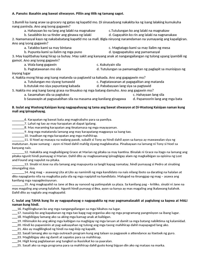 Esp - Written Work No. 1 | PDF