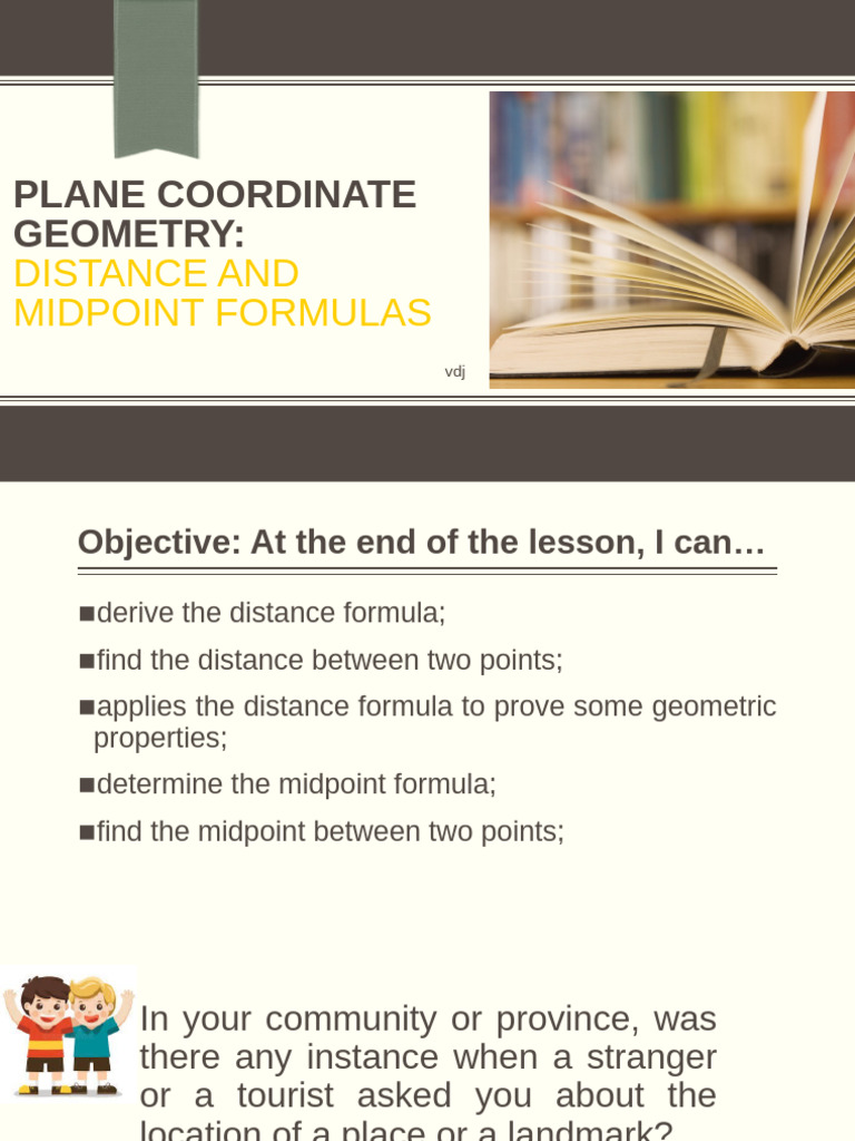 6 Distance and MIdpoint Formula | PDF | Geometry | Line (Geometry)