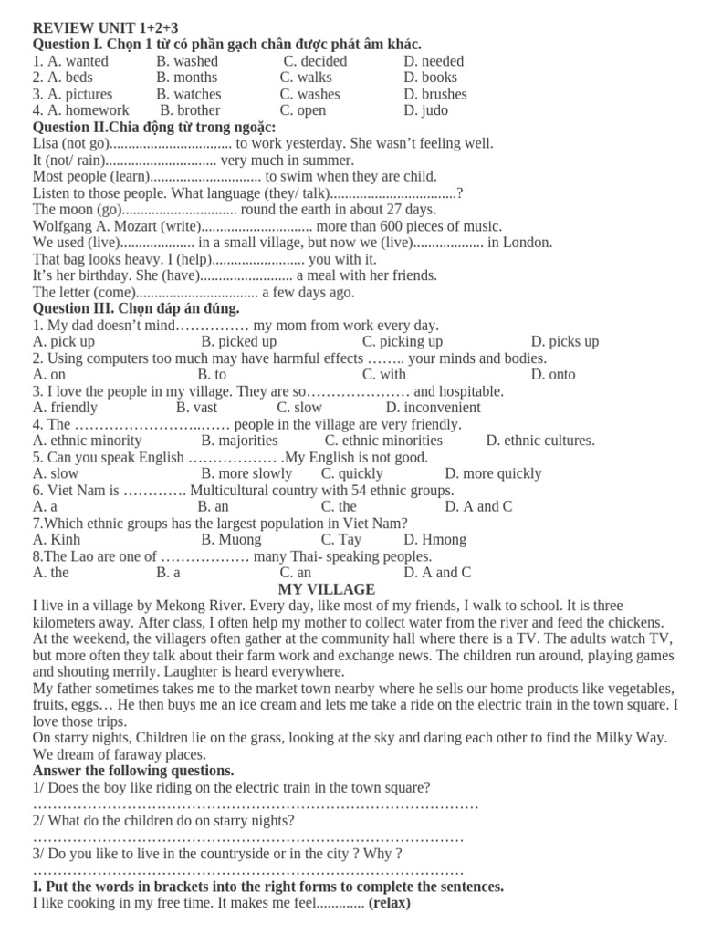 Kiem Tra Lop 8 So1 45 Phut | PDF