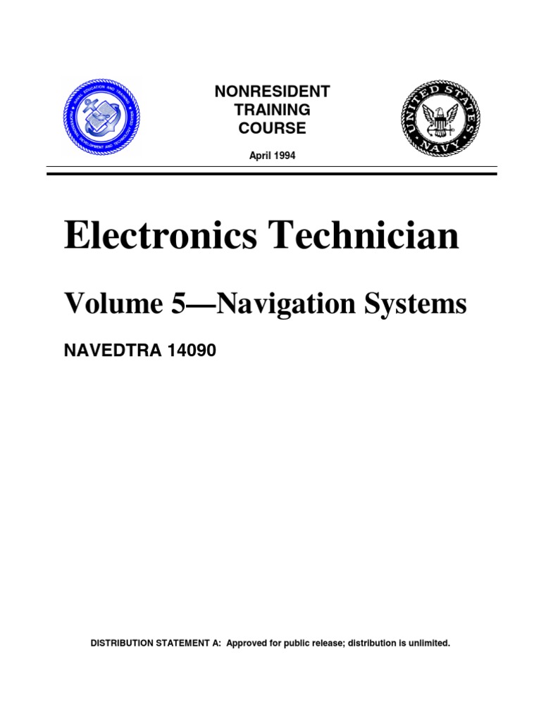 Navy Navigation Systems Training Guide | PDF | Navigation | Satellite