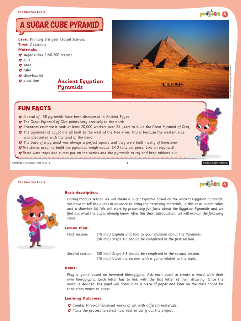 The Creative Lab - L3.4 A Sugar Cube Pyramid | PDF | Egyptian Pyramids ...