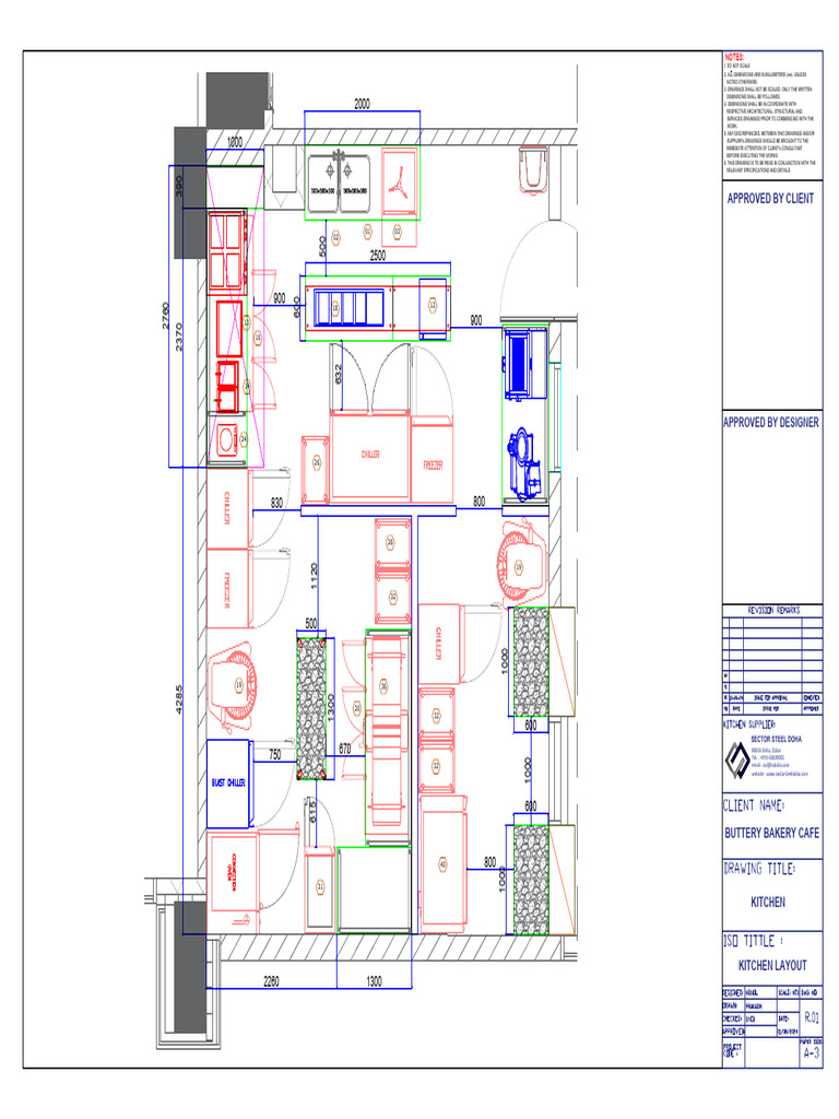 Buttery Bakery Cafe-Kitchen Layout - r1 | PDF