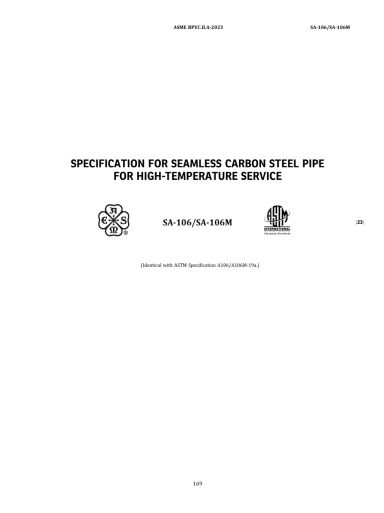 ASME BPVC 2023 Section II part A-1_169-178 | PDF | Pipe (Fluid Conveyance) | Physical Sciences