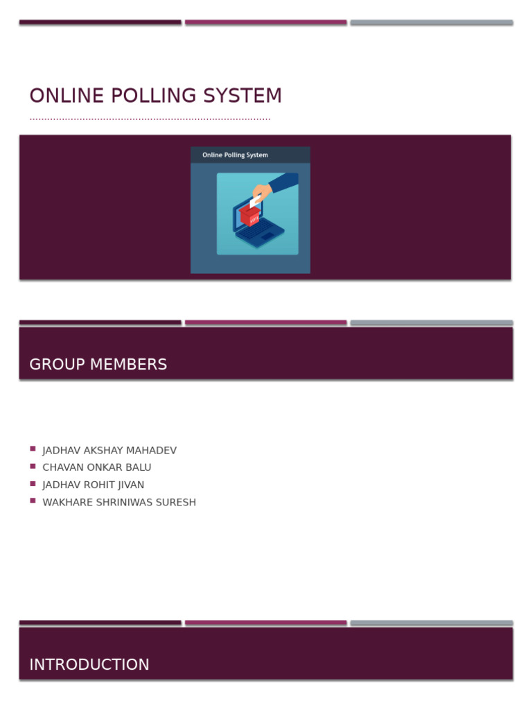 Online Polling System | PDF