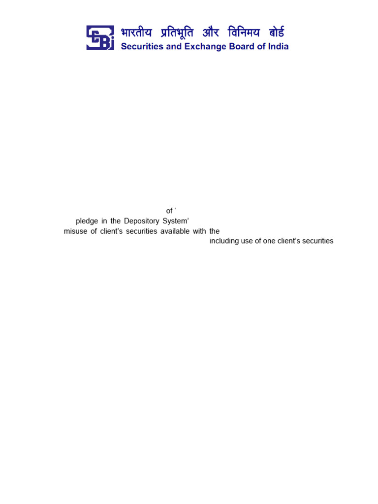 Segregation and Monitoring of Collateral at Client Level | PDF | Margin ...