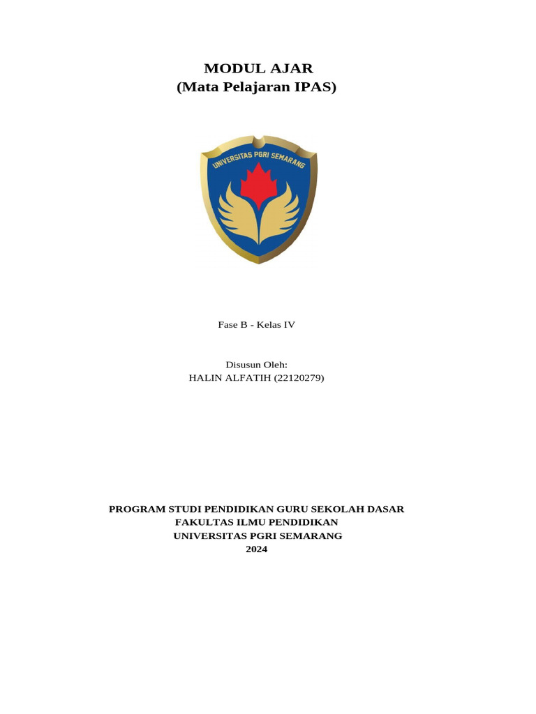 Halin Alfatih Modul Ajar Ipas Kemampuan Bertanya | PDF | Karier ...