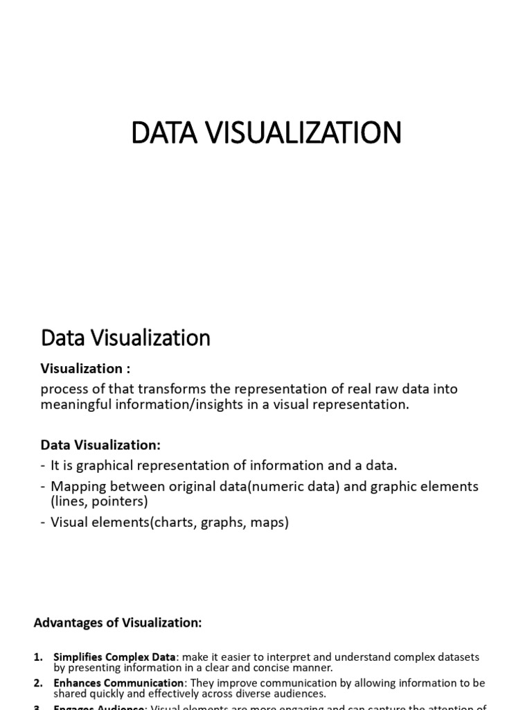 Datavisualization 1 Pdf Pie Chart Data Analysis