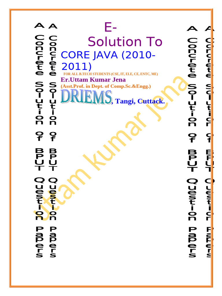 java solution-2010 | PDF | Computer Programming | Computing