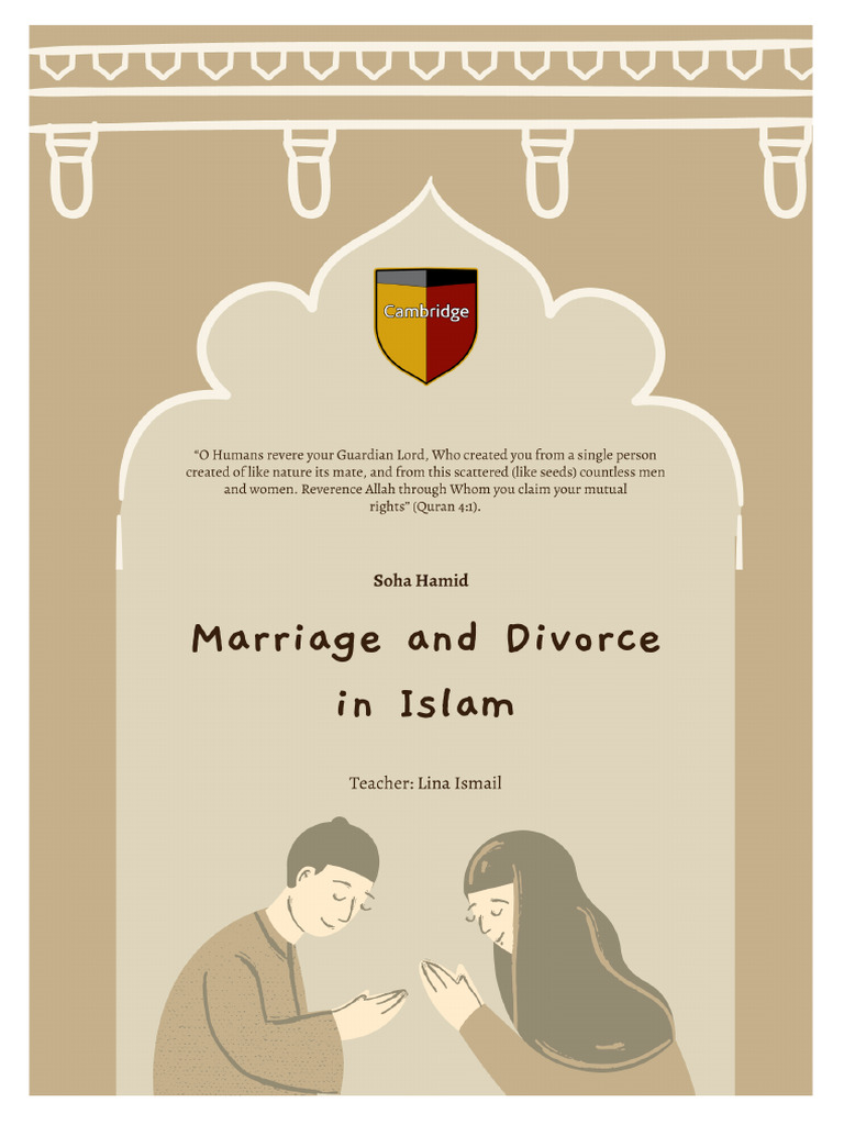Research Project Islamic | PDF | Marriage | Islam