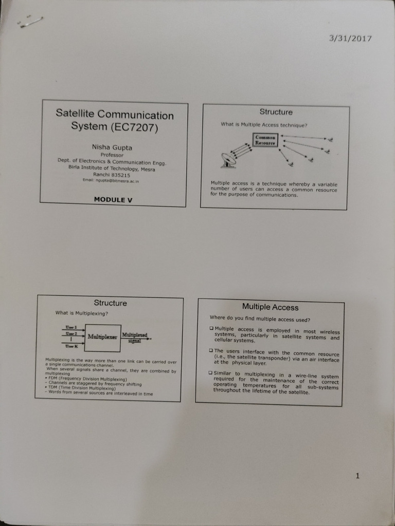 Satellite Mod 4 | PDF