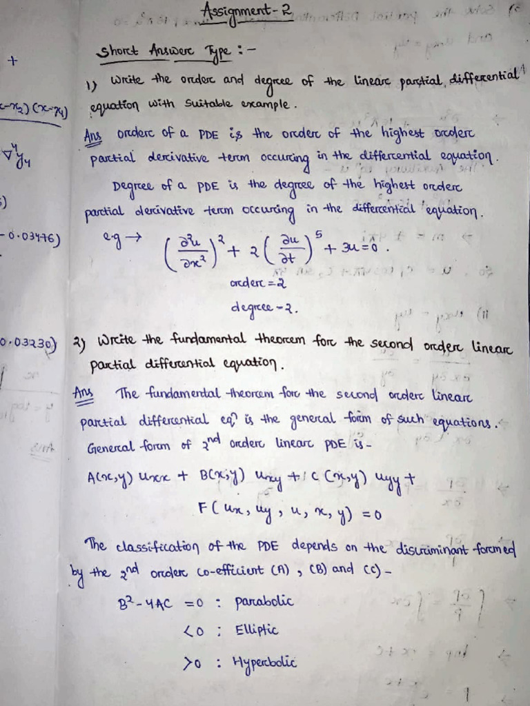 Engineering Mathematics - Iii Assignment 2 Short Type and Focused Type ...
