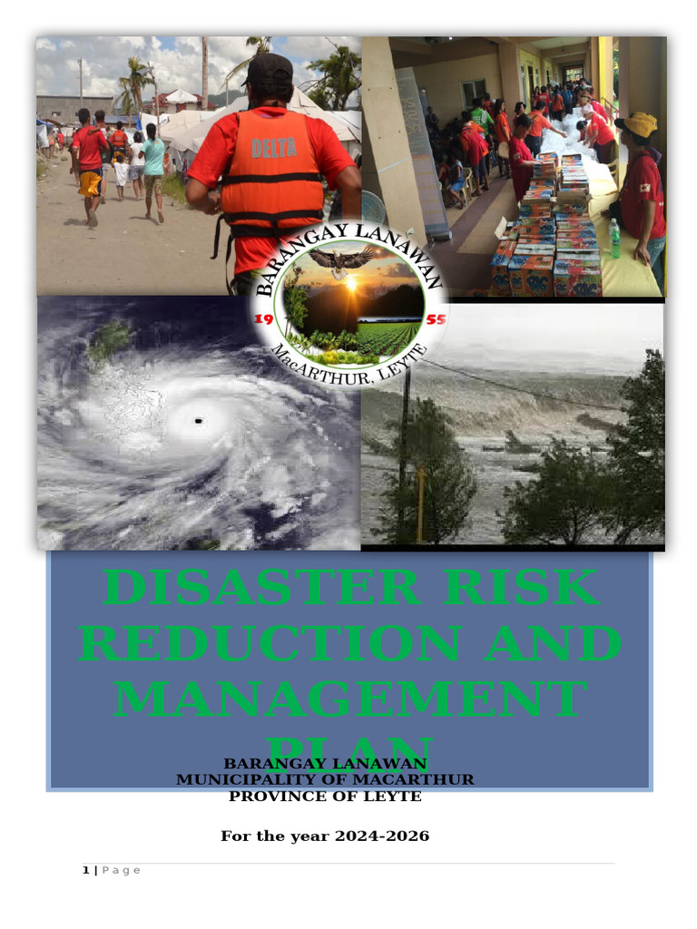 Lanawan BDRRM Plan 2024-2026 Done! | PDF