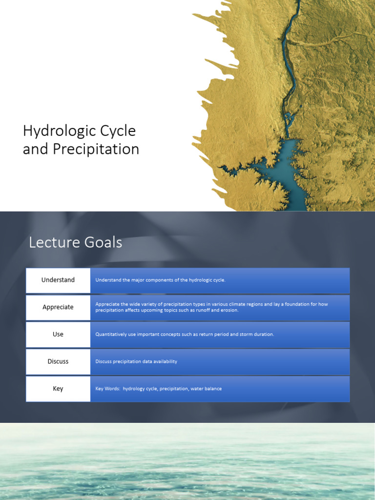 Day 3 - Hydrologic Cycle 2 | PDF | Transport Phenomena | Hydrology