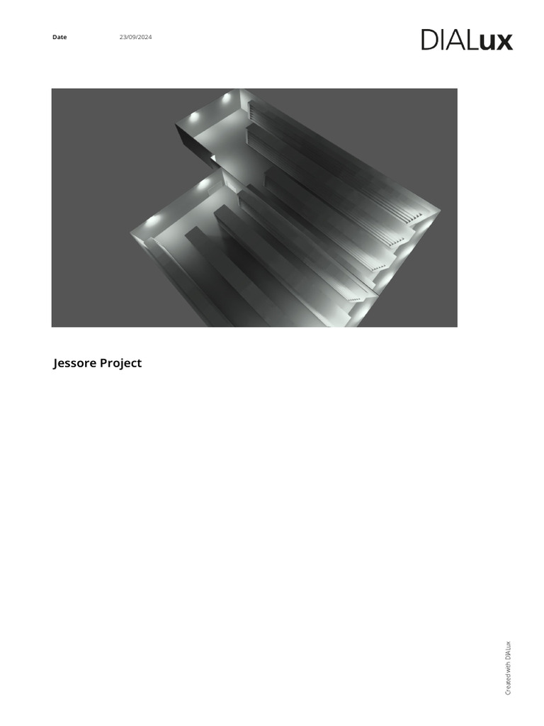 Jessore Project - Lighting DIALux Report. | PDF | Electromagnetic ...