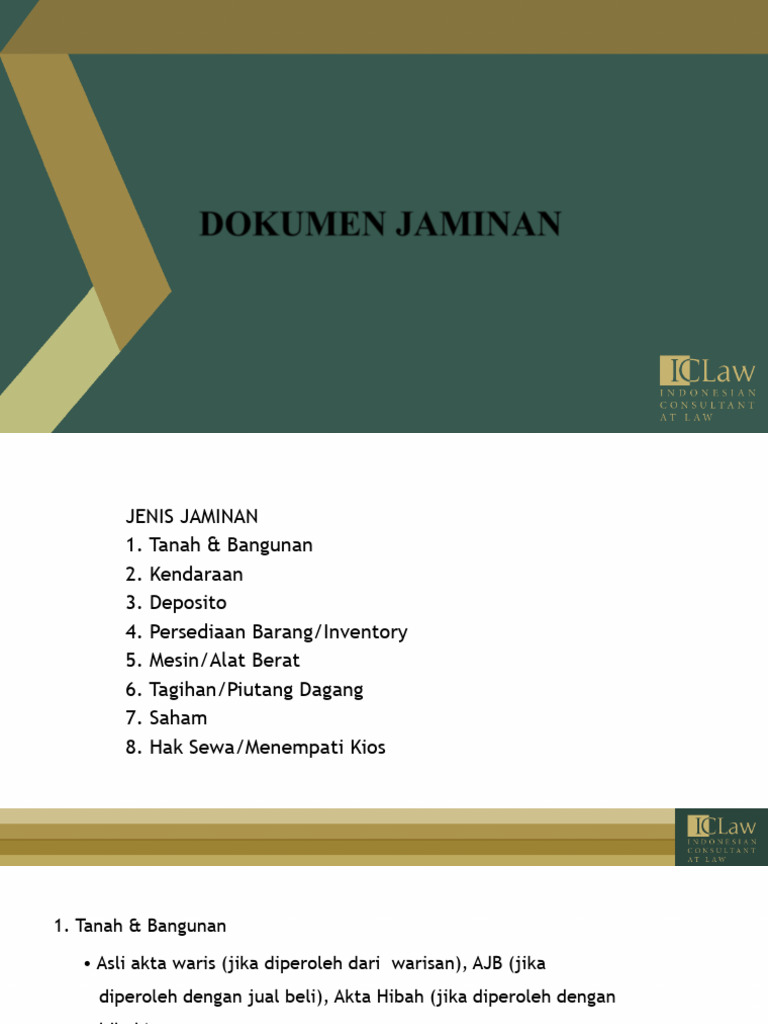 Dokumen Jaminan | PDF
