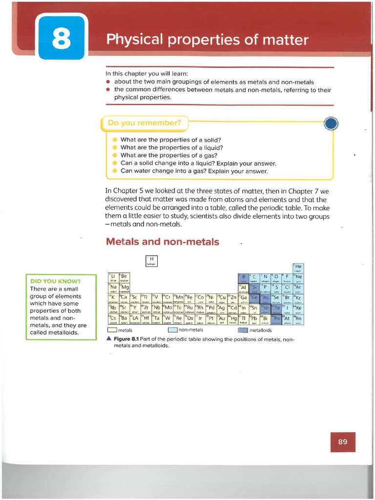 8 - Physical Properties of Matter | PDF