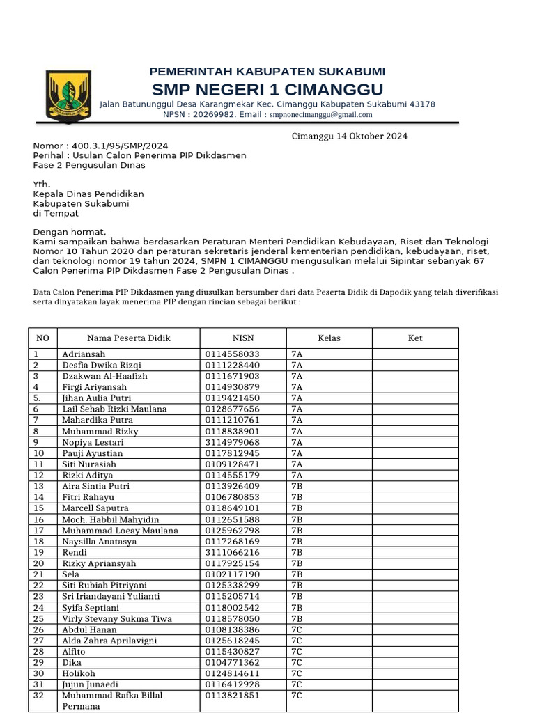 Usulan Pip Terbaru | PDF