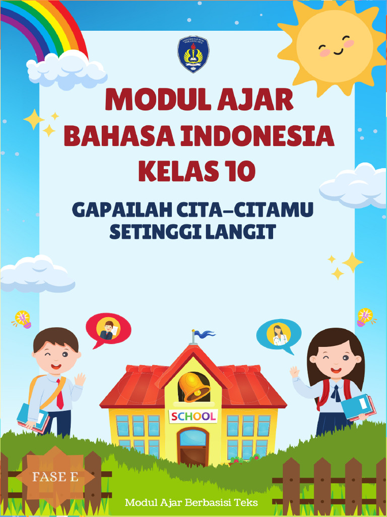 Modul Ajar Bahasa Indonesia Kelas 10 - SMK | PDF | Karier ...