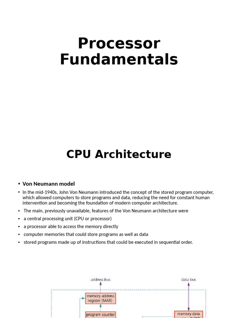 Processor Fundamentals As | PDF | Central Processing Unit | Assembly Language