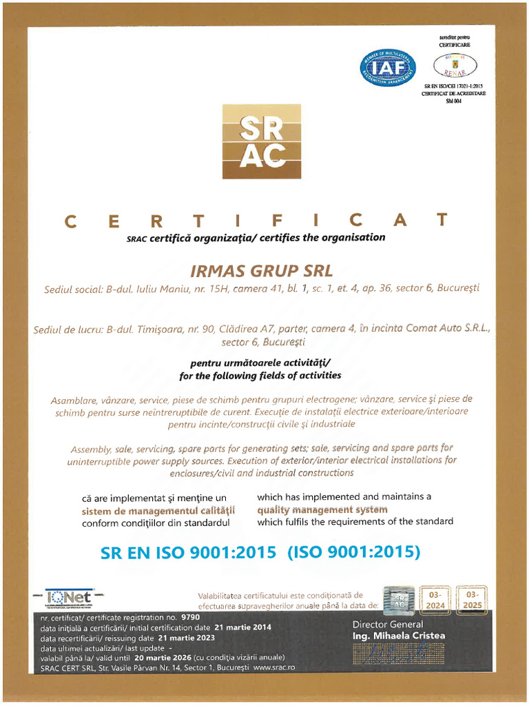 ISO 2023 Irmas Grup | PDF