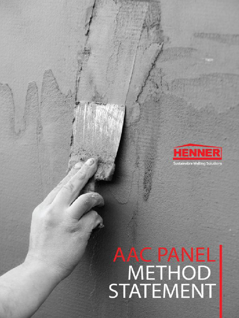 HENNER Panel Method Statement | PDF | Pallet | Door