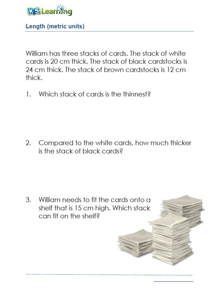 grade-1-length-word-problems-metric-b | PDF